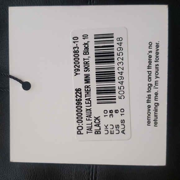 Missguided | Skirts | Missguided Size 6 Black Faux Leather Skirt | Poshmark